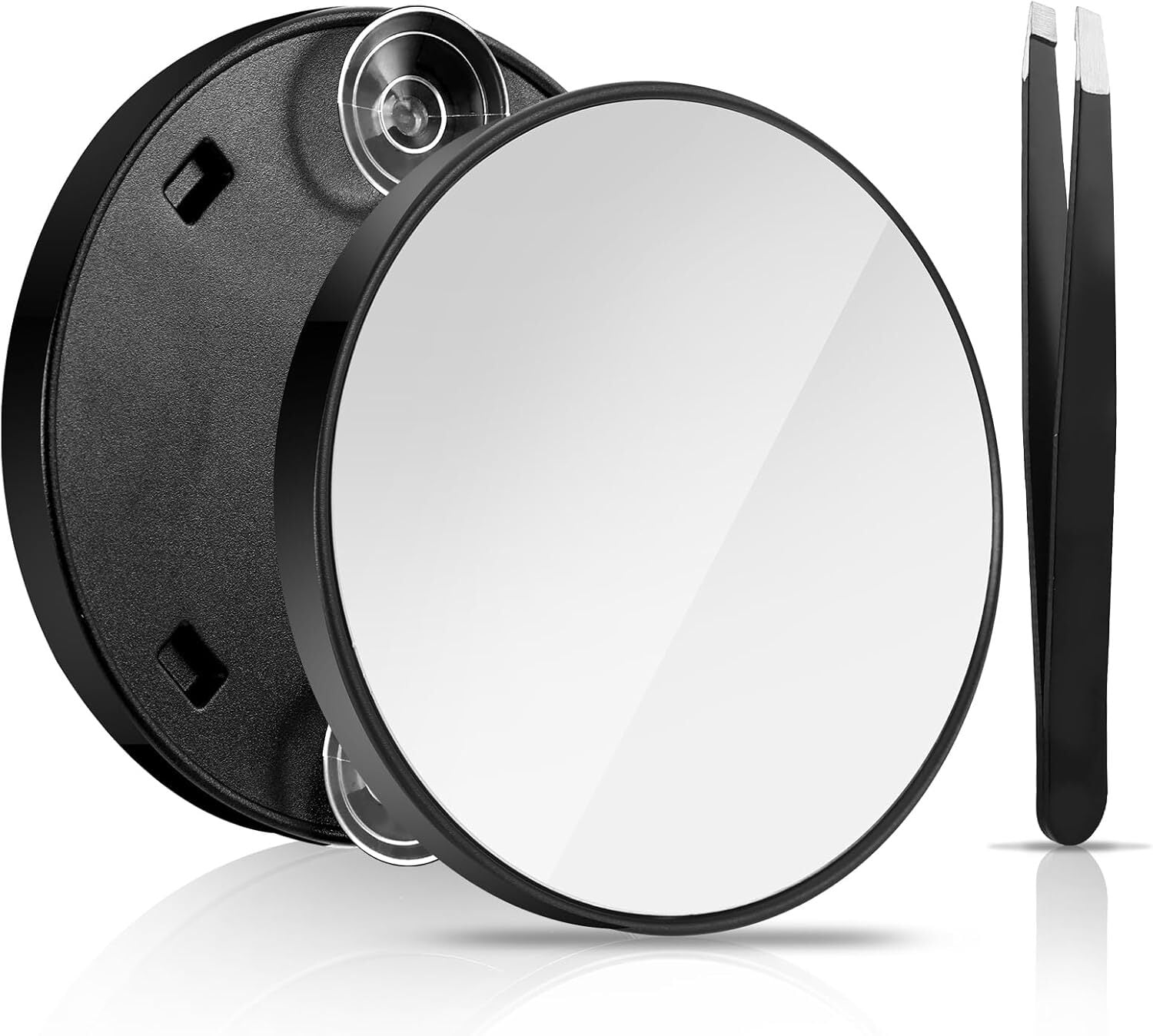 LQQBOX 10X Magnifying Mirror, Small Magnifying Mirror with Suction Cup ...