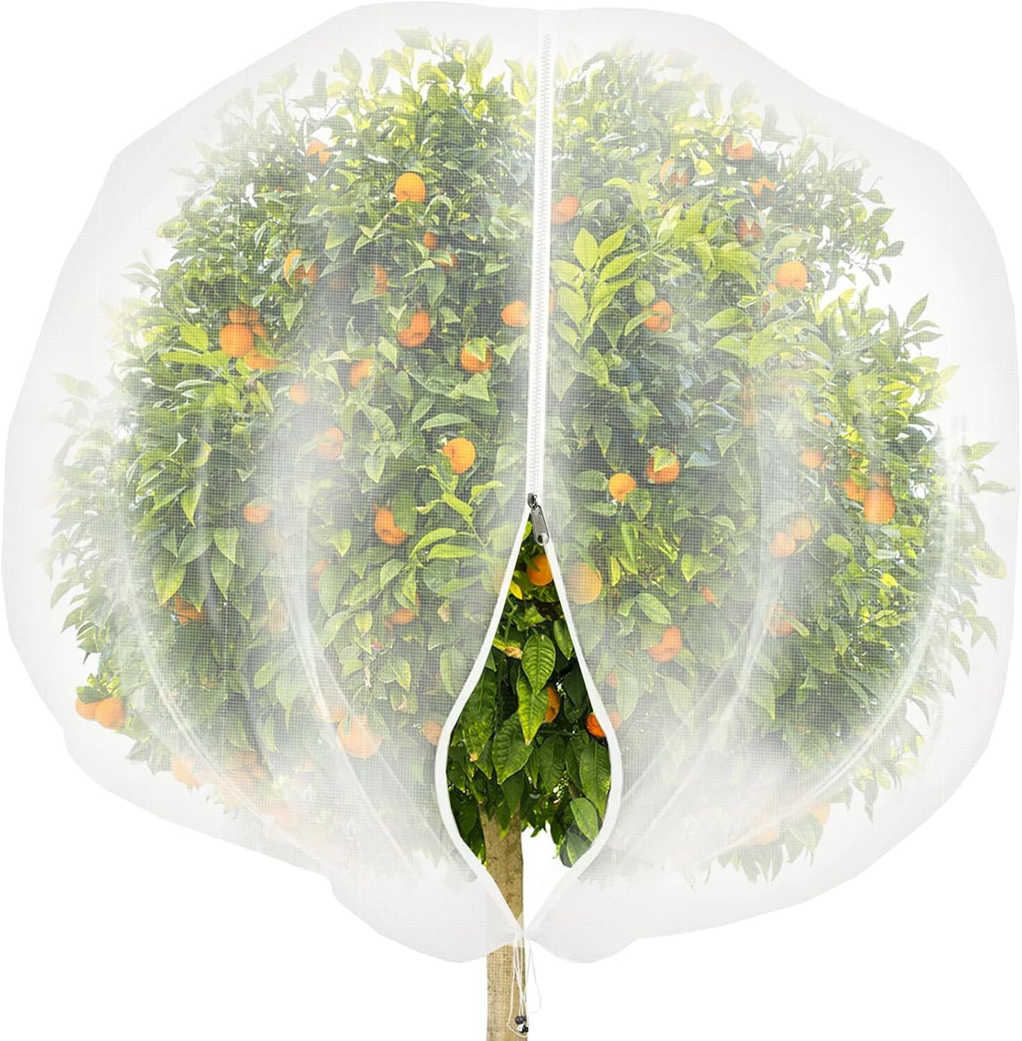 LQQBOX 1PCS 7.87 x 7.87ft Large Fruits Tree Netting Cover with Zipper ...