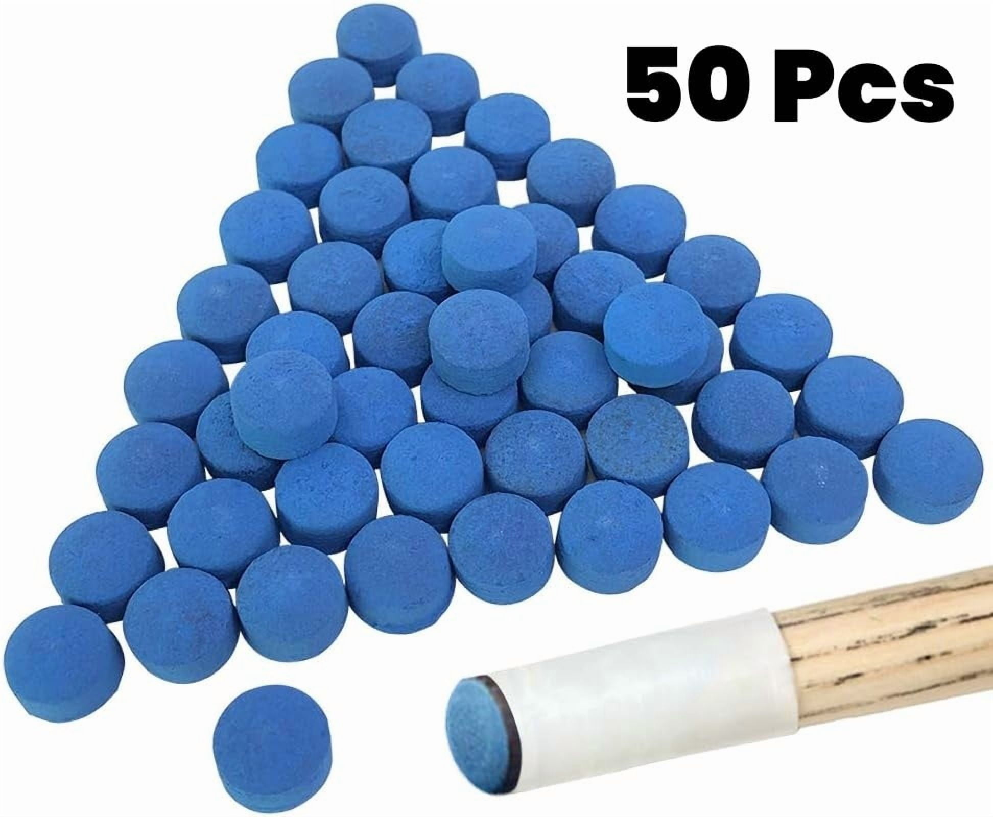 LQQBOX 50 Pieces Pool Billiard Cue Tips, Pool Cue Tips Replacement Kit ...