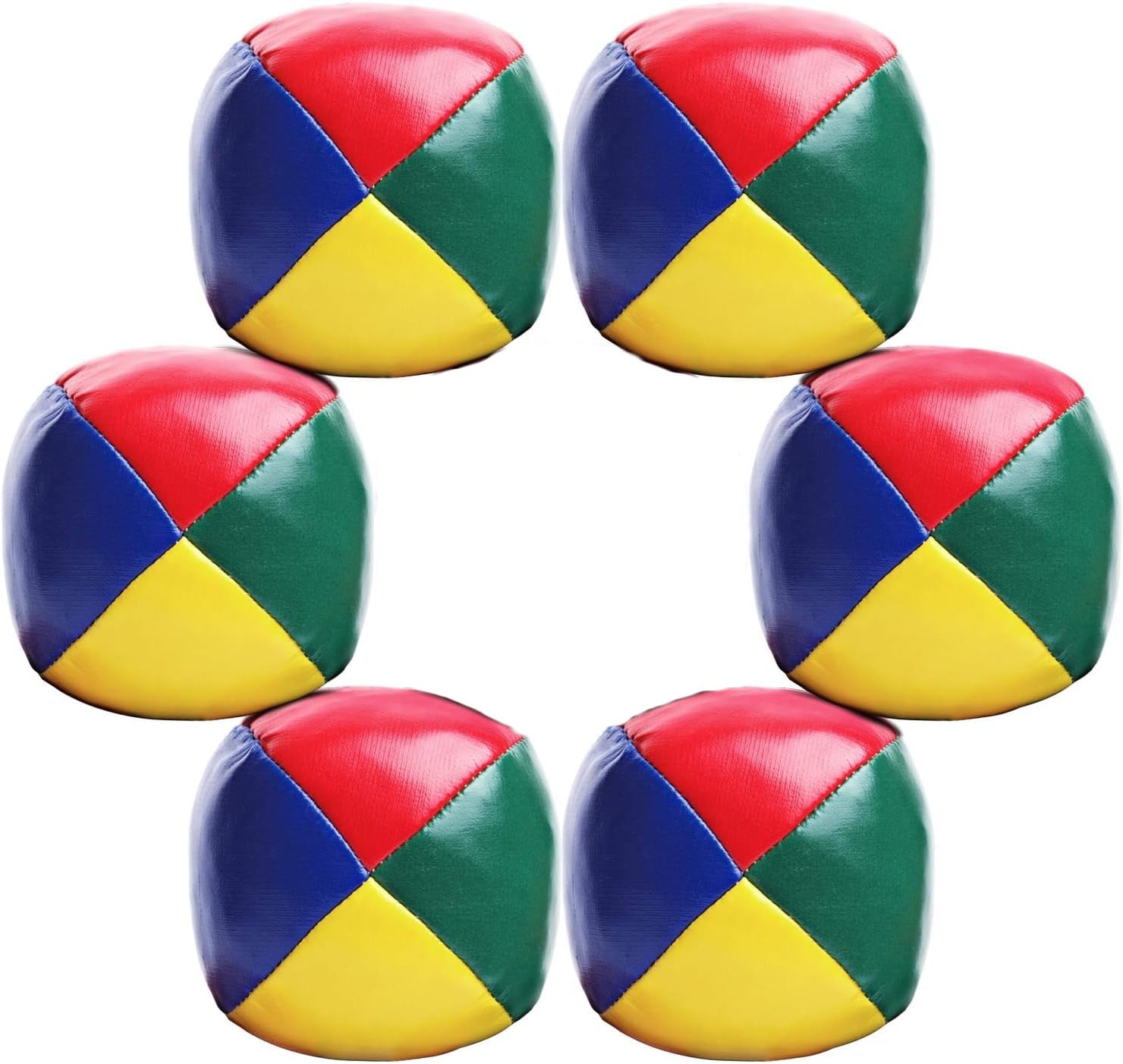 LQQBOX 6 Pcs Beginners Juggling Balls Durable and Soft Easy Juggle ...