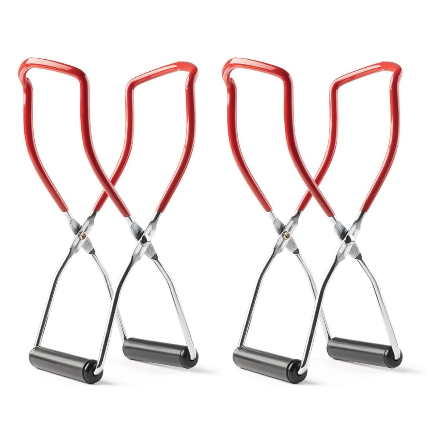 LQQBOX Canning Jar Lifter Tongs, Stainless Steel Jar Lifter with Rubber ...