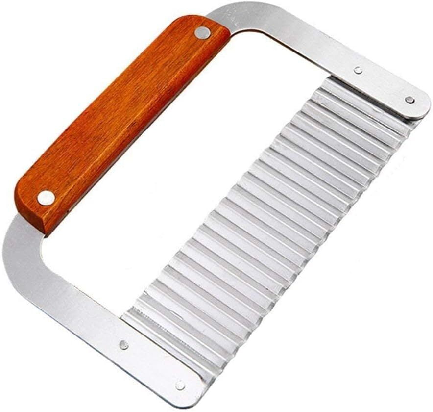 LQQBOX Crinkle Chopper, Wavy Potato Soap Cutting Tool French Fry Slicer ...