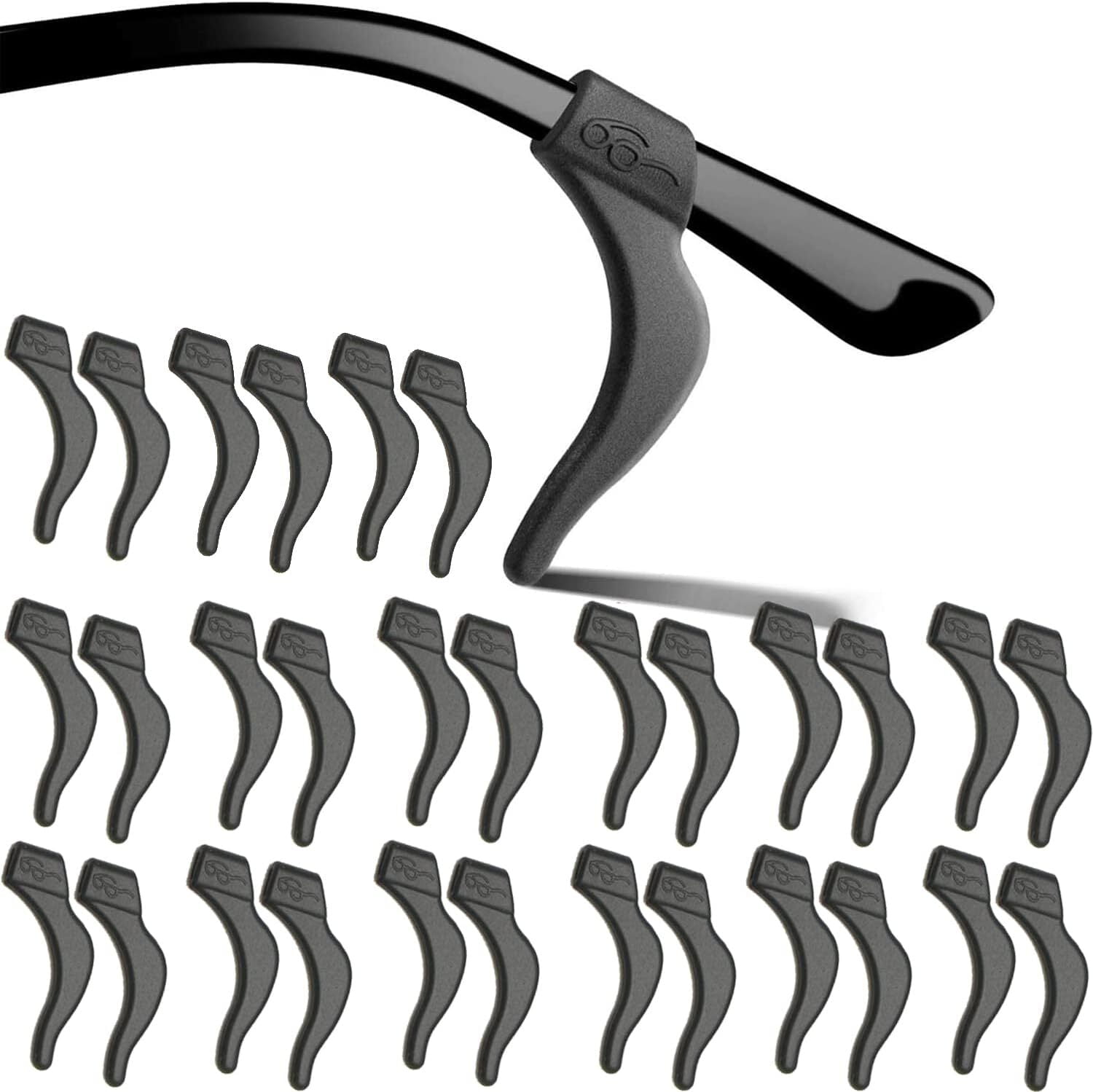 LQQBOX Eyeglass Ear Grips - 20 Pairs Glasses Anti-Slip, Comfortable ...