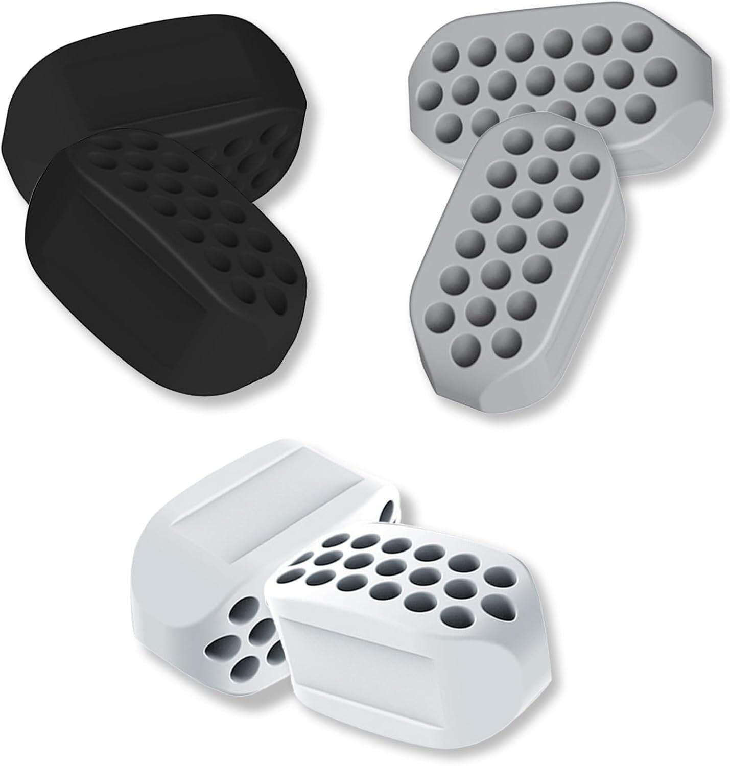 LQQBOX Jawline Exerciser for Man and Woman 3 Resistance Levels (6 pcs ...