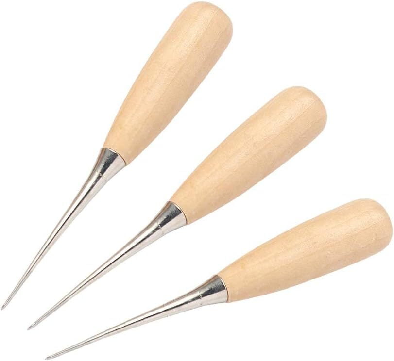 LQQBOX Leather Craft Awl Tools Leather Hole Punch Tool Sewing Punching ...