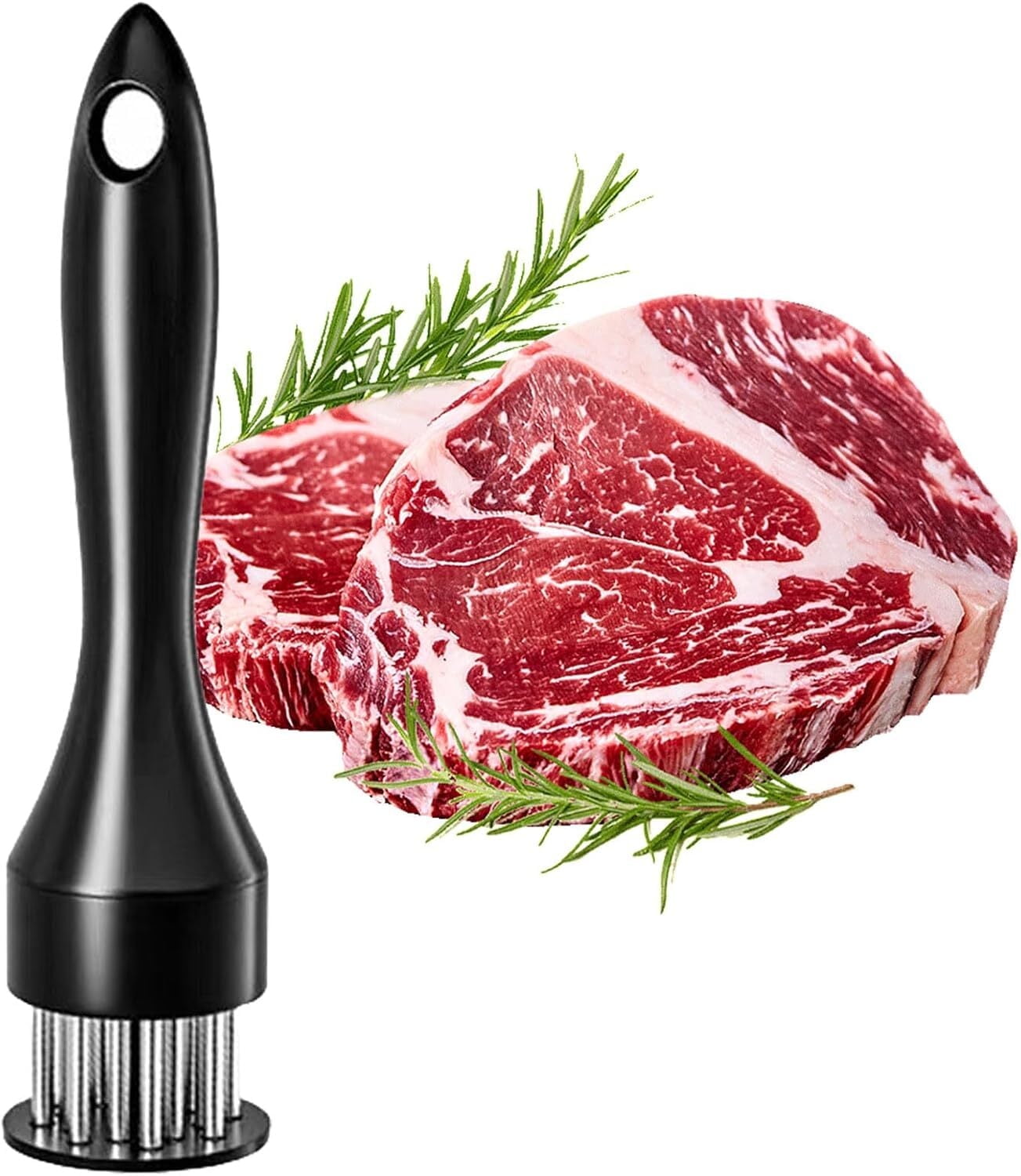 LQQBOX Meat Tenderizer Tool,Stainless Steel Ultra Sharp 21 Pin ...
