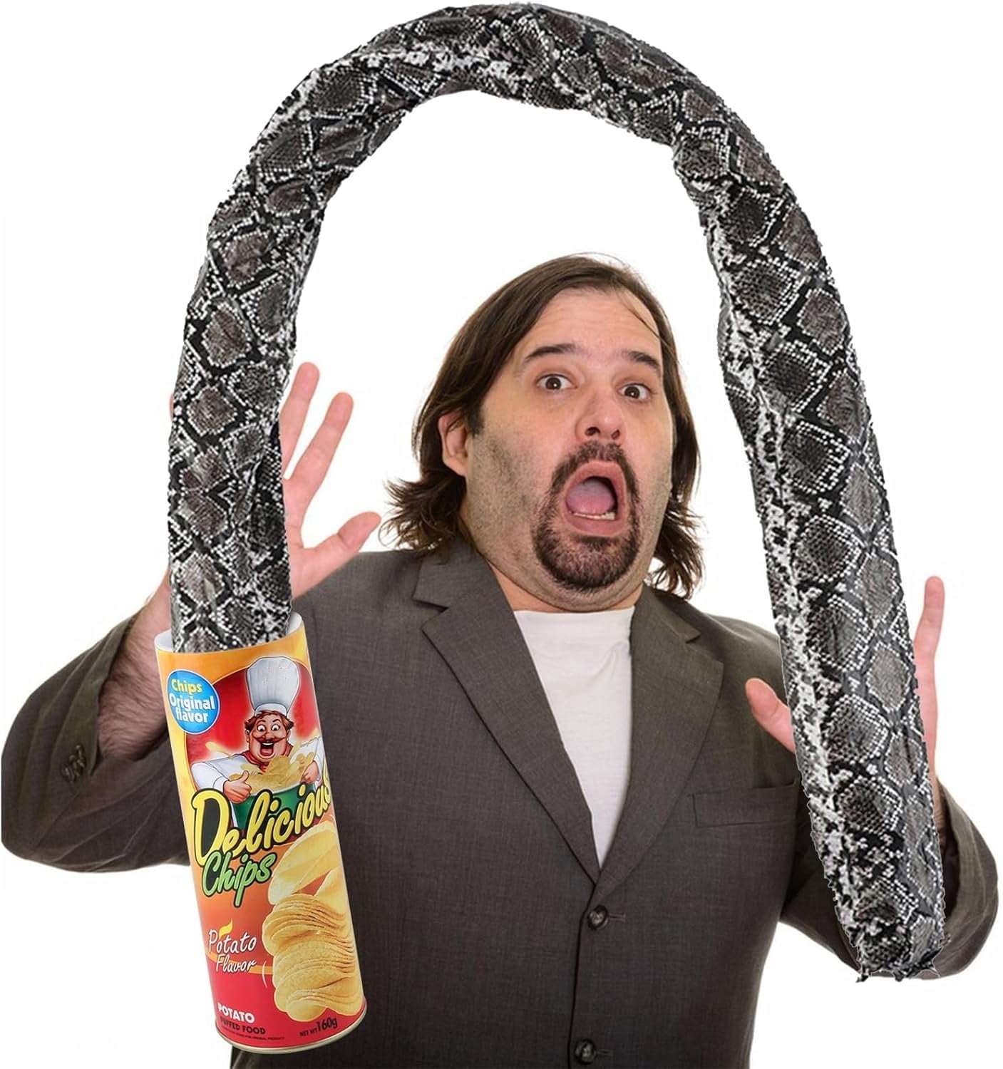 LQQBOX Prank Gifts, Funny Classic Snake in a Can Prank Magic Potato ...