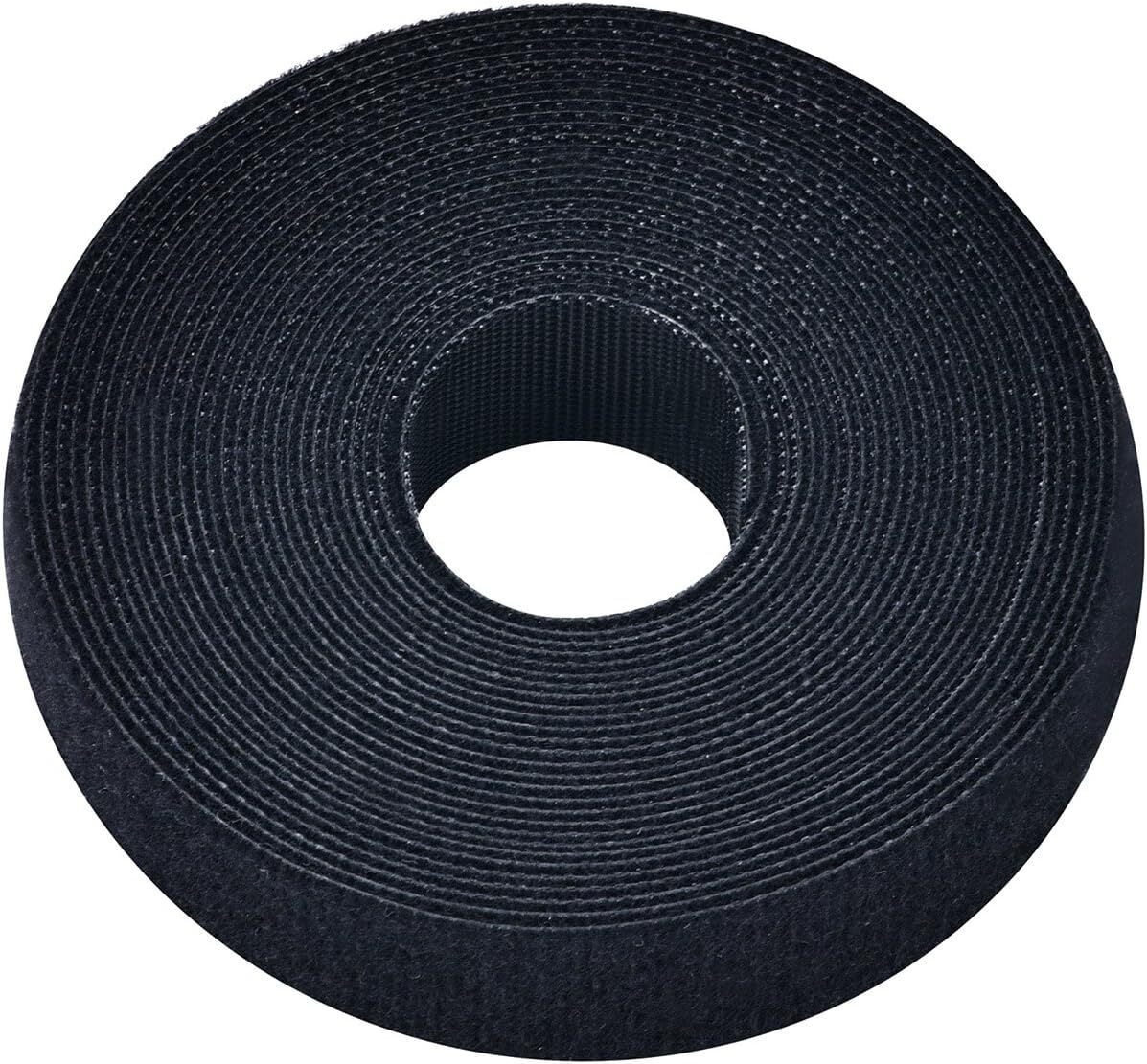 LQQBOX Reusable Hook & Loop Strong Grip Fastener Roll 1" x 16.4' (1 ...