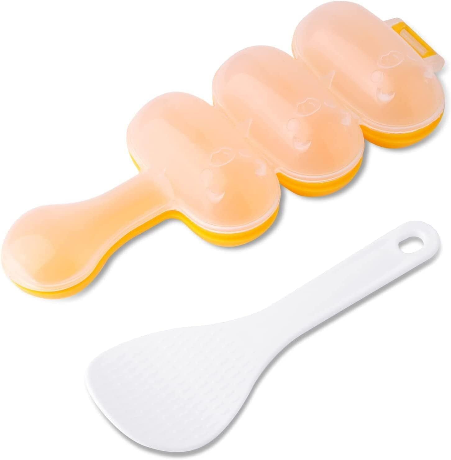 LQQBOX Rice Ball Shaker,Rice Ball Molds, DIY Ball Shaped Kitchen Tools ...