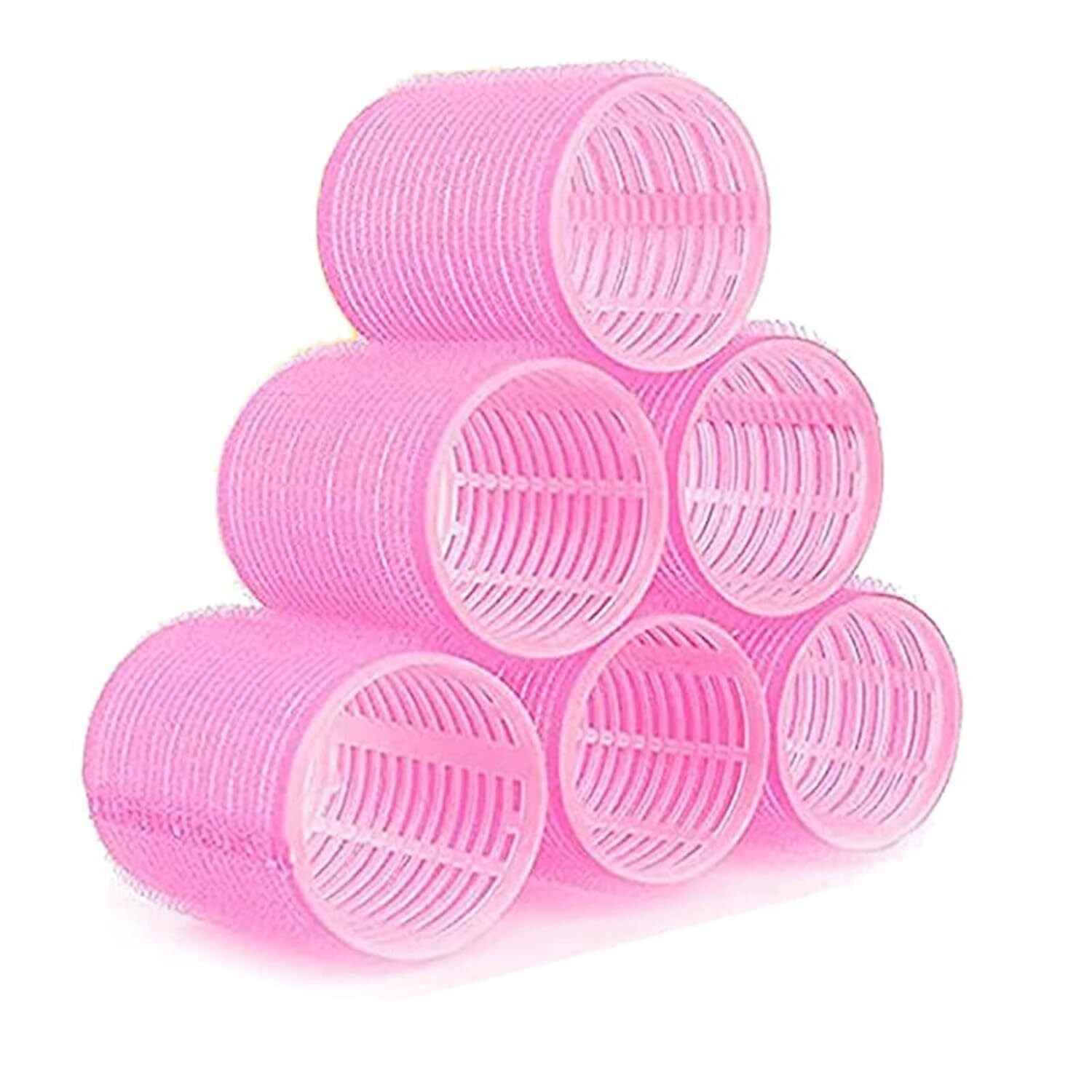 "LQQBOX Velcro Curlers for Volume, Self-Grip Hair Rollers, 6 PCS, 2.5 ...