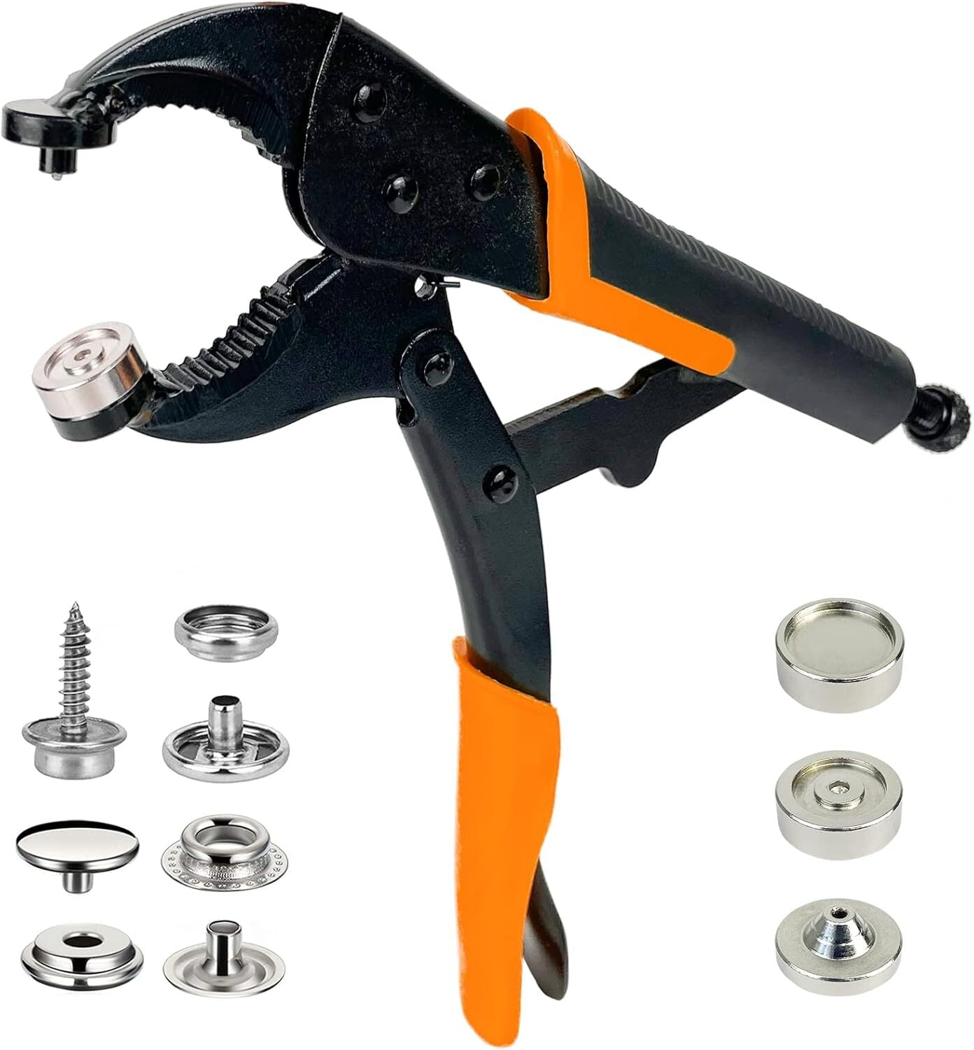 LQQBOX Snap Fastener Tool Kit - Adjustable Snap Fastener Plier with ...