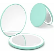 Gospire Ultra-Slim Lighted Compact Travel Makeup Mirror, Rechargeable ...