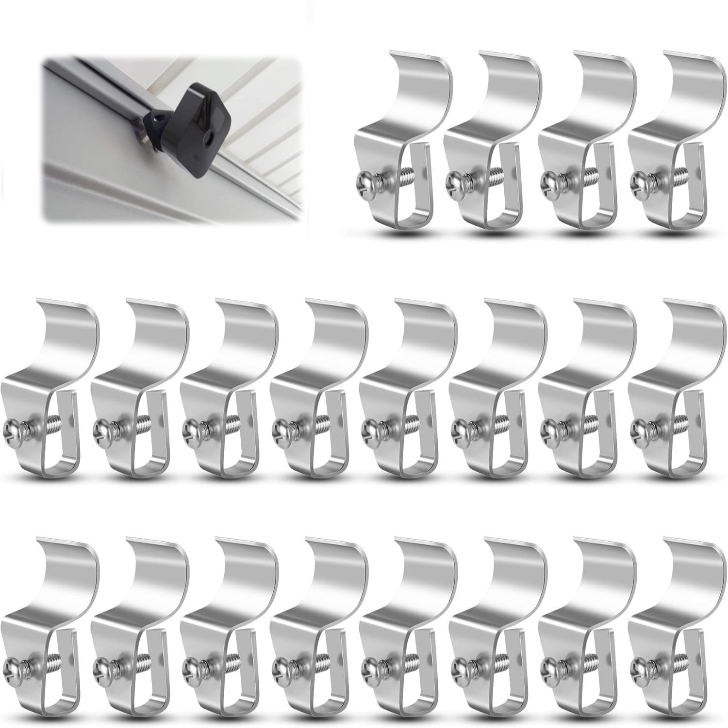 LQQBOX Vinyl Siding Clips,20-Pcs No-Hole Outdoor Camera Mount,Vinyl ...