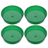 Soil Sifter Garden Compost Dirt Sifter Screen Stainless Steel Sieve Set ...