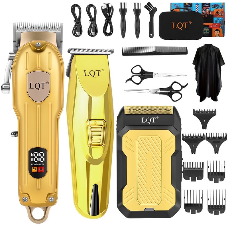 LQT Hair Clipper for Men, 3-in-1 Grooming Set with Trimmer, Detailer ...