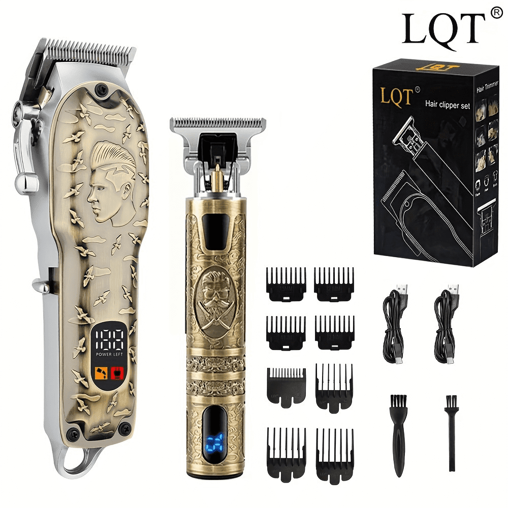LQT Hair Clipper for men Professional Hair Clipper Set with Accessories ...