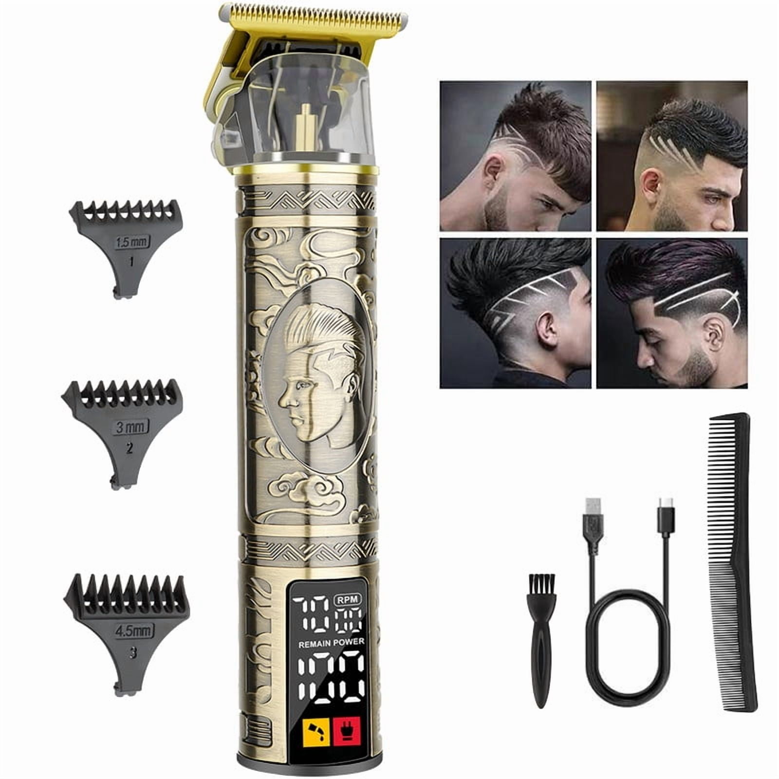 LQT Men's Hair Clipper, Electric Trimmer, Professional Beard Trimmer ...