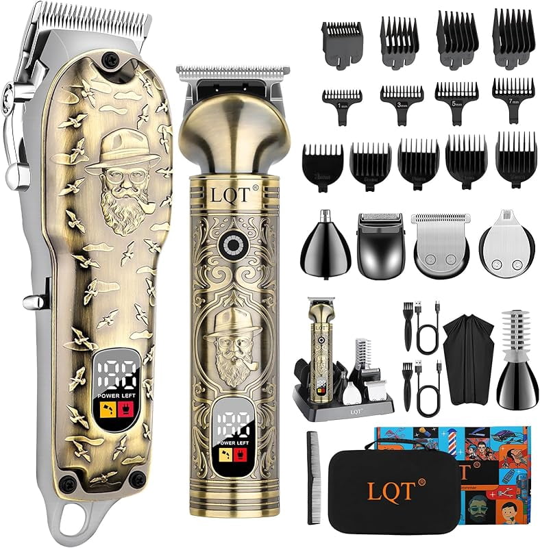LQT. ® Professional Hair Clippers for Men - Cordless Electric Hair ...