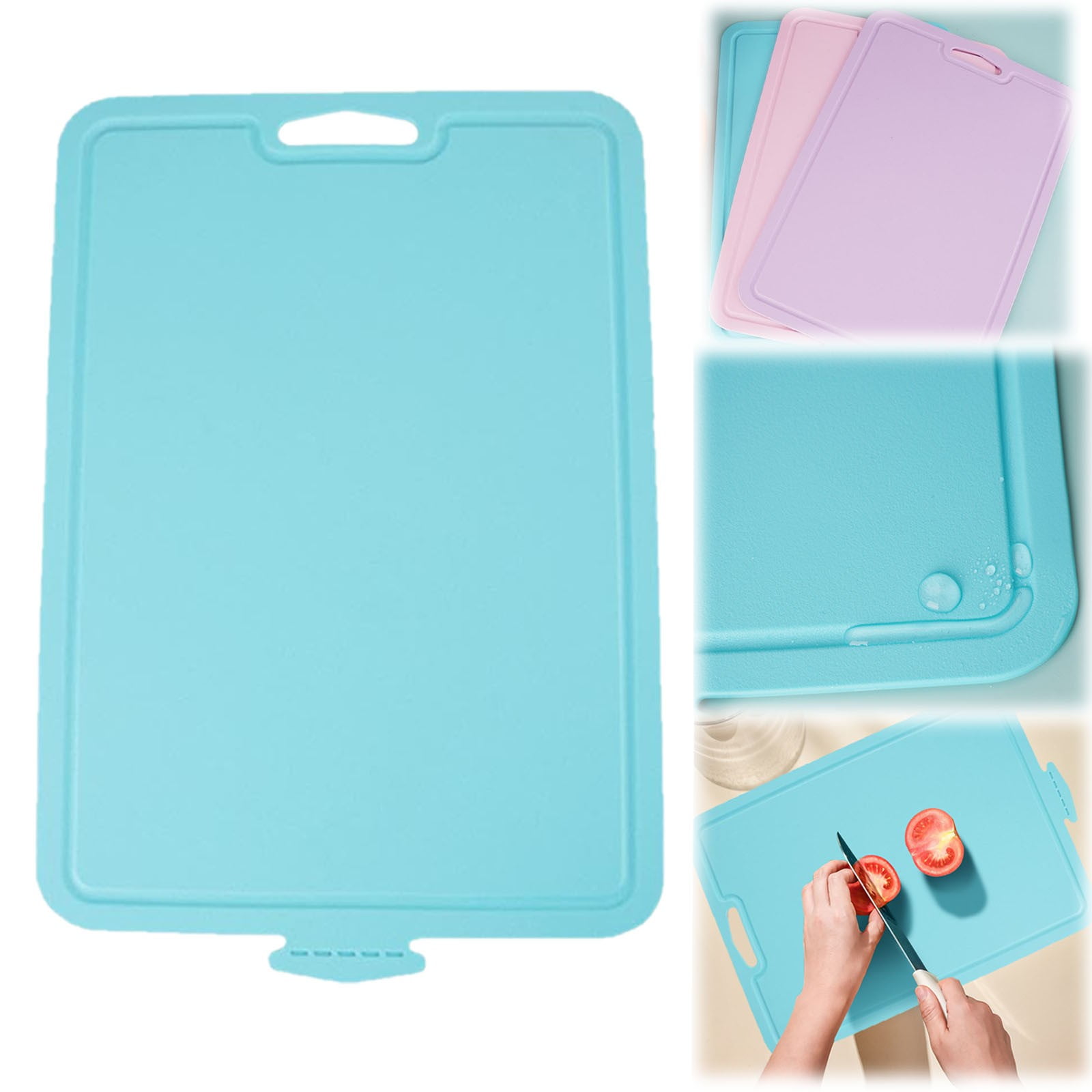 LQXZWJY 1 Pieces Flexible Cutting Boards, BPA Free Silicone Cutting ...