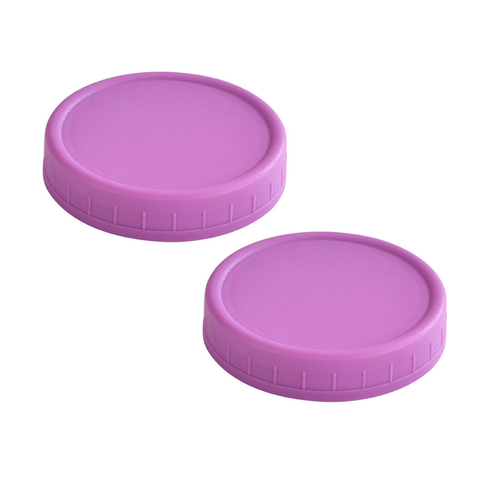 LQXZWJY 1PCS Mason Jar Lids - Colored Plastic Mason Lids Regular Mouth ...