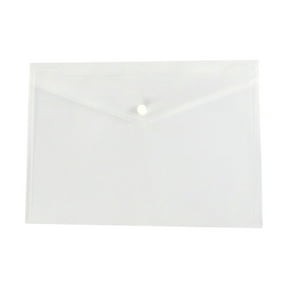 Plastic Envelope String Closure, Letter Size A4 Side Loading Clear Poly ...