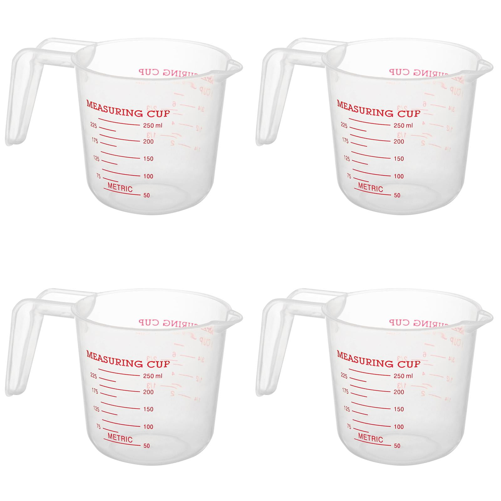 LQXZWJY 4-Cup Plastic Measuring Cup For Baking and Cooking, Dishwasher ...
