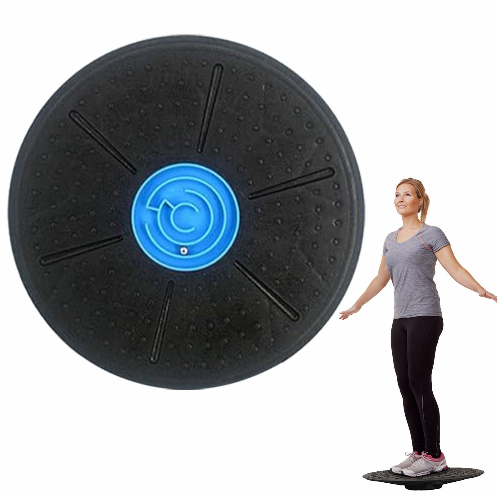 LQXZWJY Balance Board Disc Wobble Board Physical Therapy Equipment Core ...