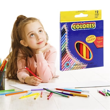 Prang Colored Woodcase pencl, 3.3 mm, 12 Asstd Colors, 288 pencl/Box ...