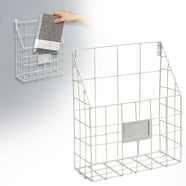 VEVOR File Wall Rack, Six-Piece 1 Pocket Mesh Wall File Holder, Wall ...