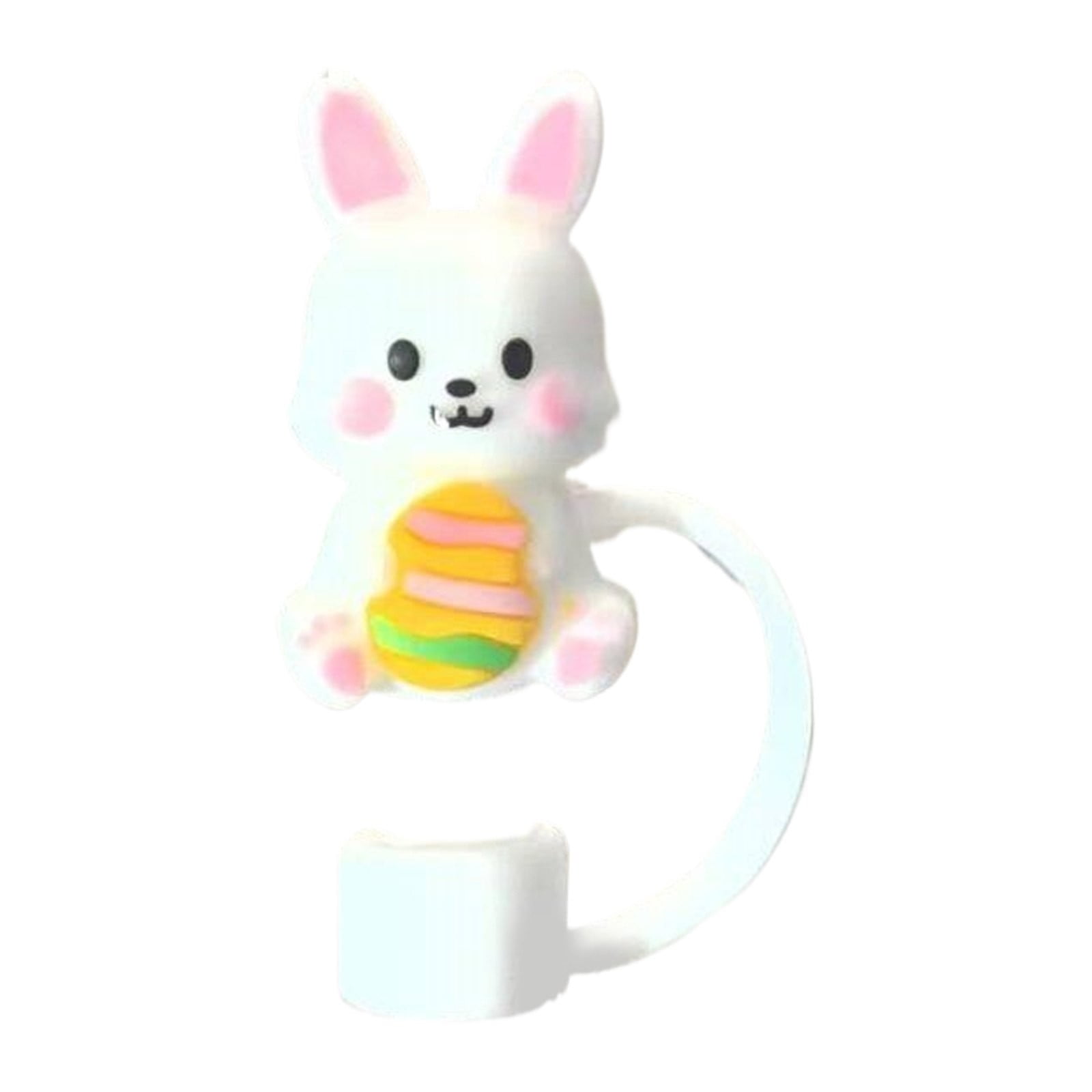 LQXZWJY Easter Straw Cover Cap for Stanley Cup, Reusable Cute Drinking ...