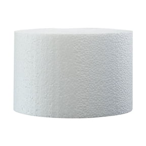 2-Pack Foam Cake Dummies, 6 x 4 In - Round Foam Cylinders for Cake ...