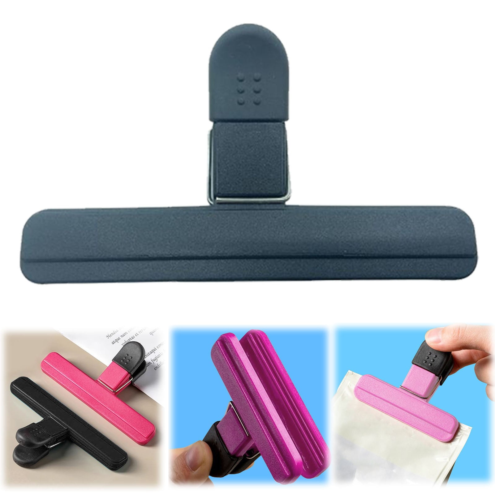 LQXZWJY 1Pc Food Bag Storage Clip Freezer Fridge Sealing Pegs, Plastic ...