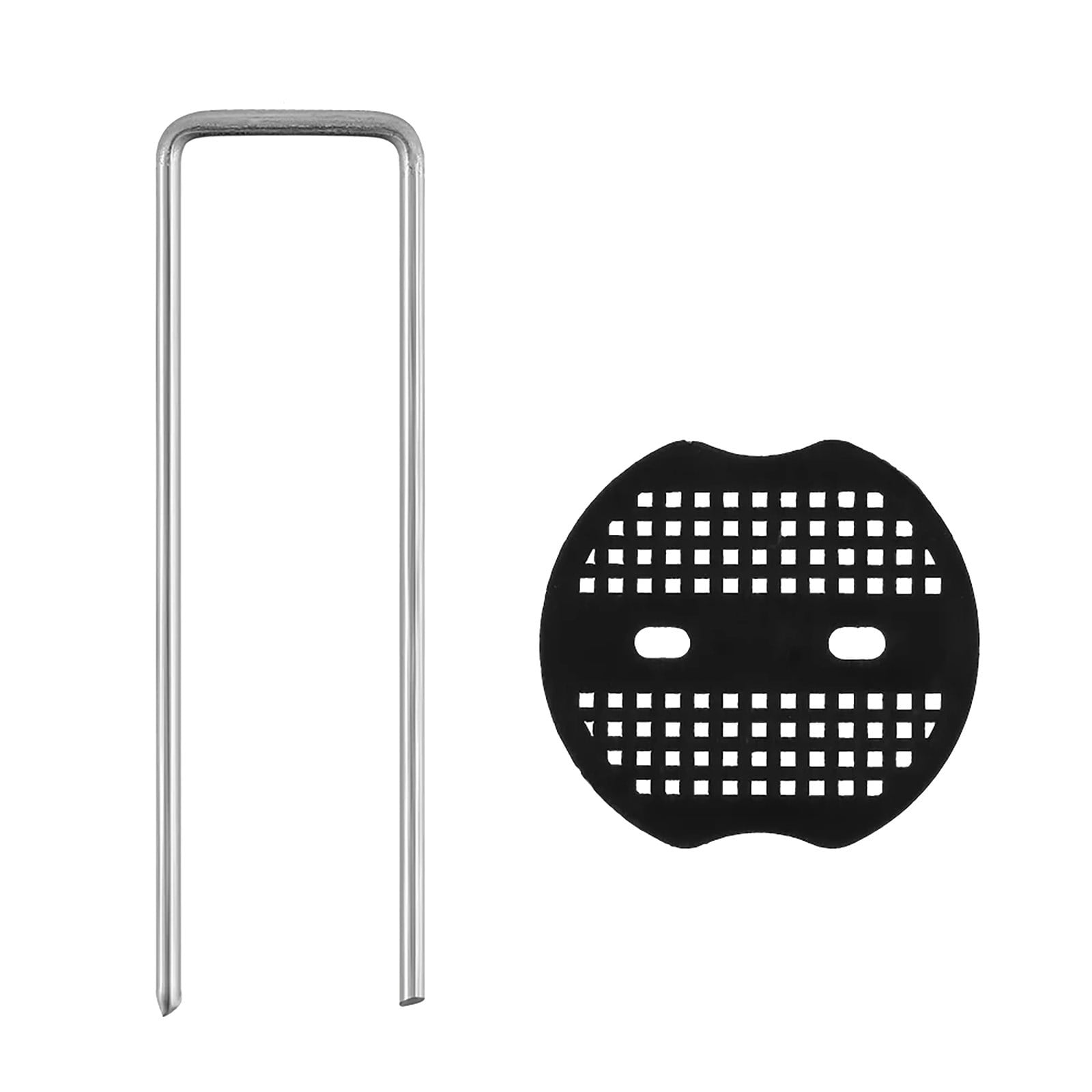 LQXZWJY Garden Stakes, U-Shaped Tent Stakes, Landscape Staples, Ground ...