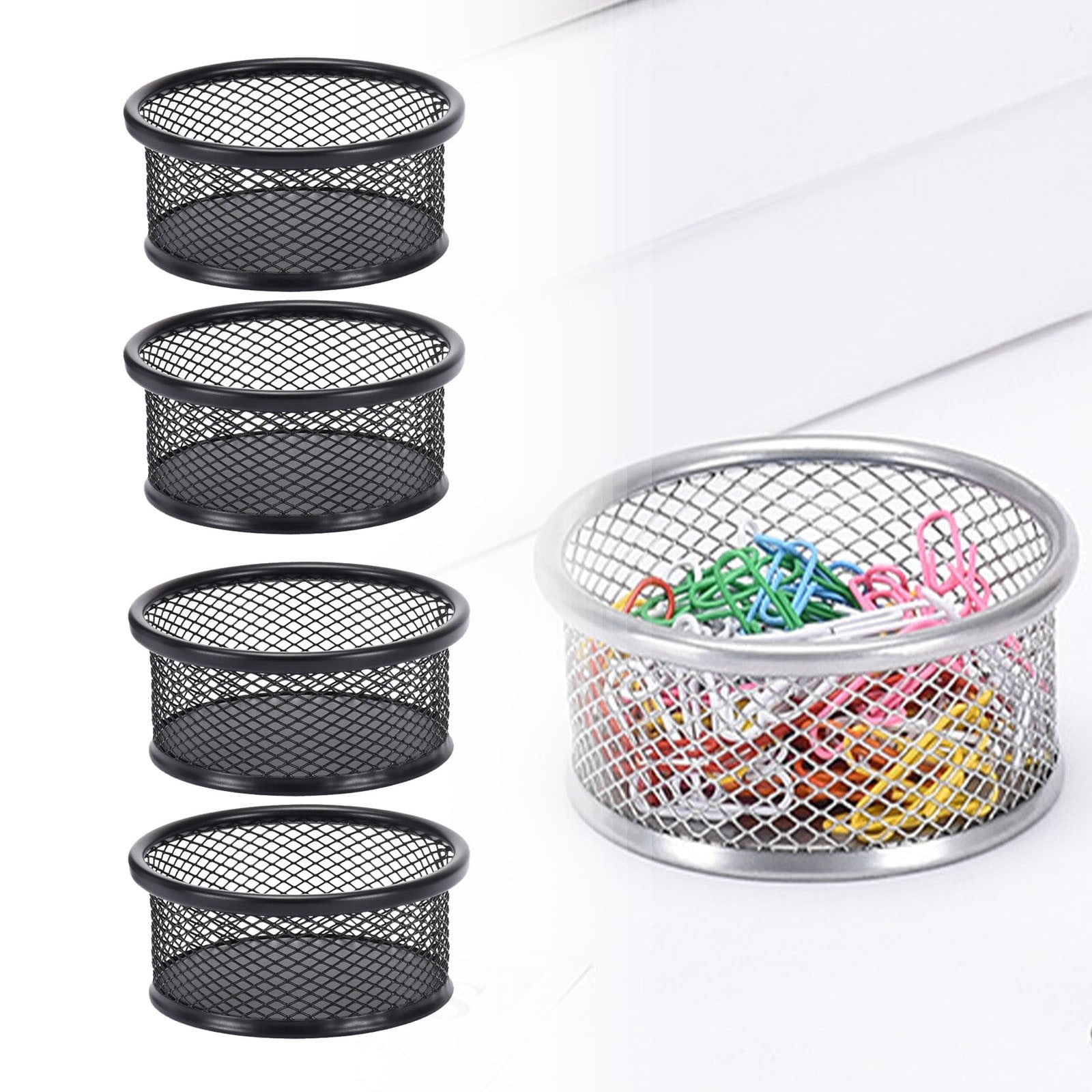 LQXZWJY Paper Clip Holder Paperclip Holders Mesh Paper Clip Holders ...
