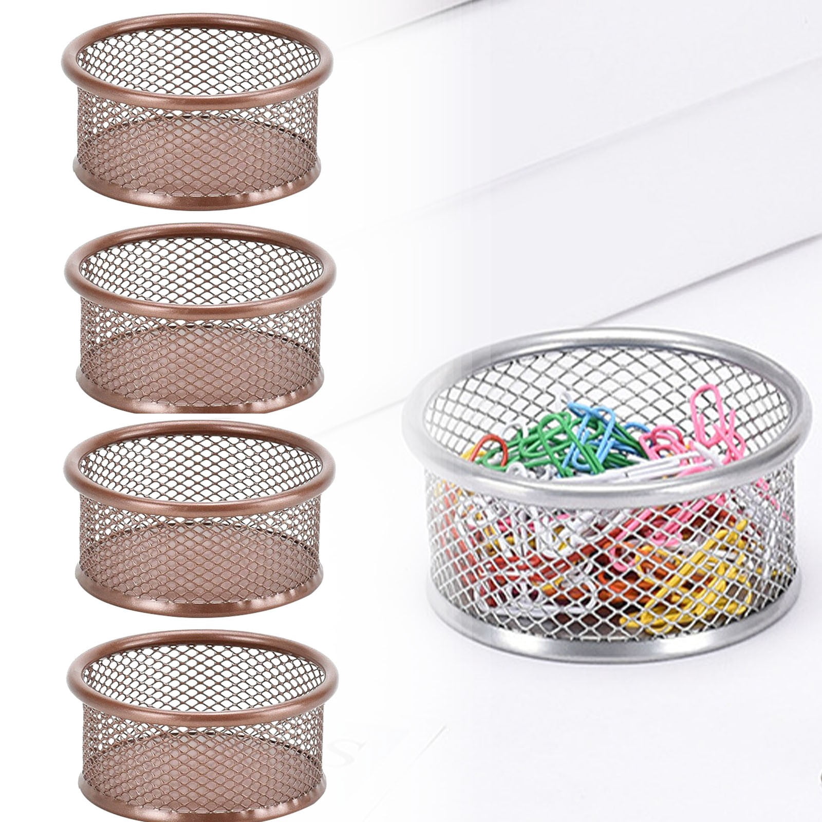 LQXZWJY Paper Clip Holder Paperclip Holders Mesh Paper Clip Holders ...