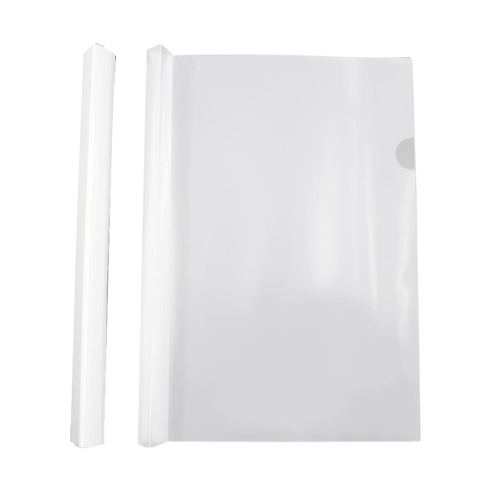 LQXZWJY Report Covers with Sliding Bar, Clear Report Covers for A4 and ...