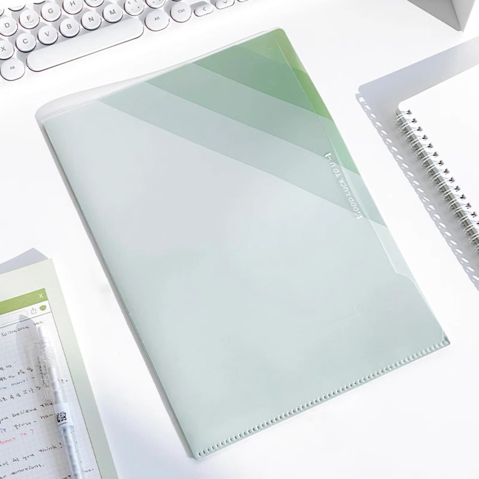 LQXZWJY Report Folder Cover with Clip, Pack of 1, Green, 12 x 8.4 ...