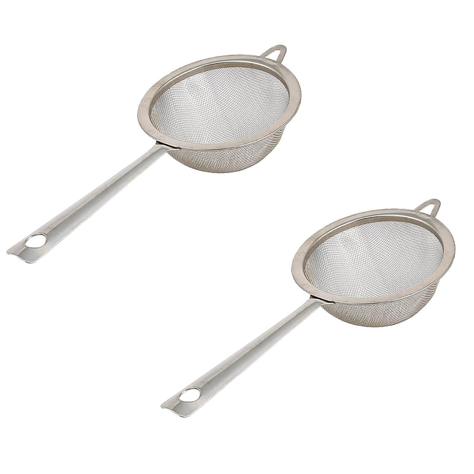 LQXZWJY Stainless Steel Fine Mesh Strainers for Kitchen, Colander ...