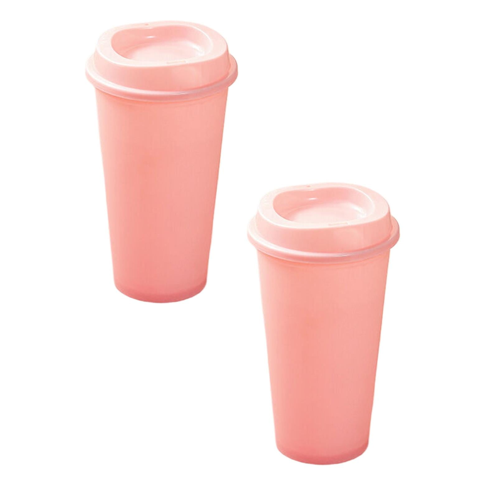 LQXZWJY Travel Mug - Insulated Reusable Coffee Tumbler with Plastic ...