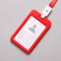 LQXZWJY Vertical ID Badge Holders Sealable Waterproof Clear Plastic ...