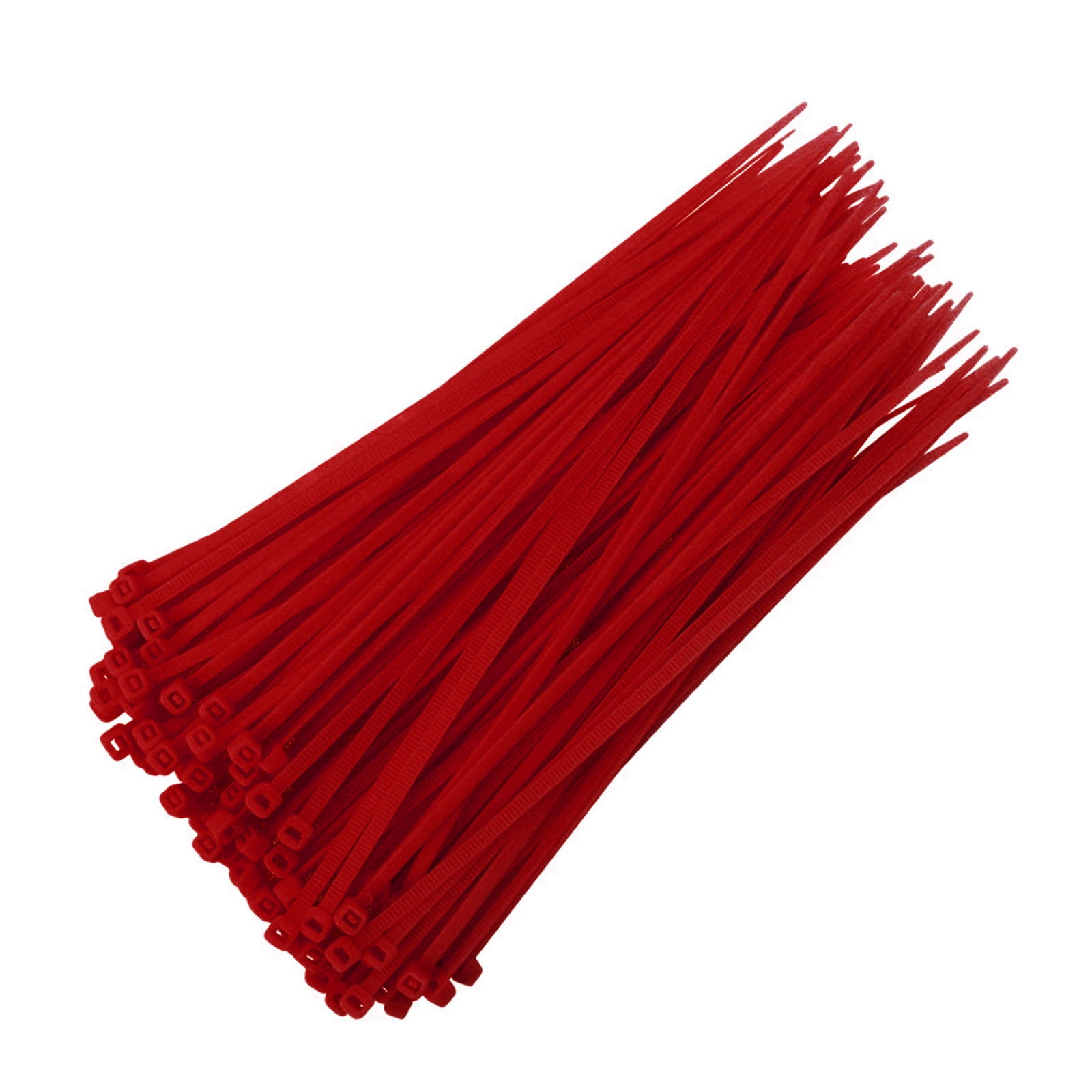 LQXZWJY Zip Ties 4 inch (100 Pack), 40lbs Tensile Strength, Red Cable ...