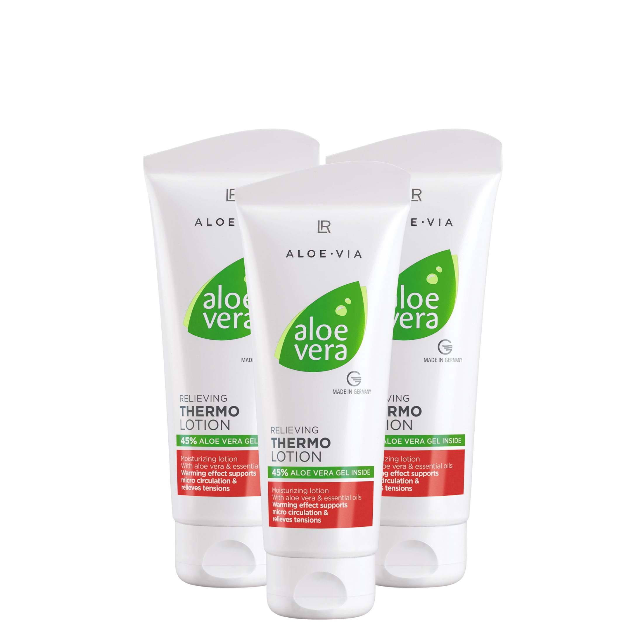 LR Aloe Vera Relieving Thermo Lotion with 45% Aloe Vera 3 Pack 3 x 100 ...