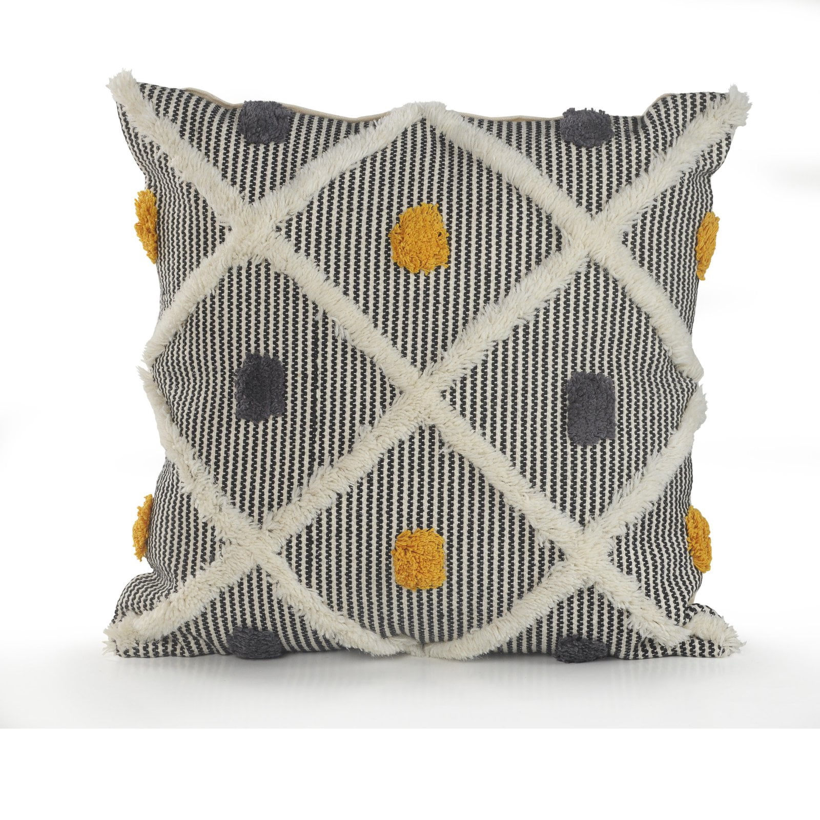 LR Home Striped Tufted Throw Pillow - Walmart.com
