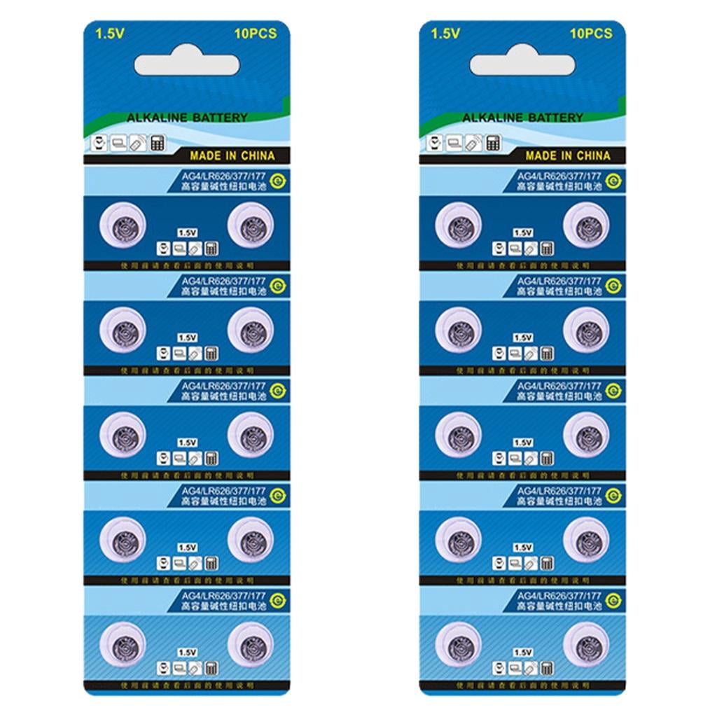 LR626 1.5V Alkaline Button Batteries Button Coin Cell Batteries For ...