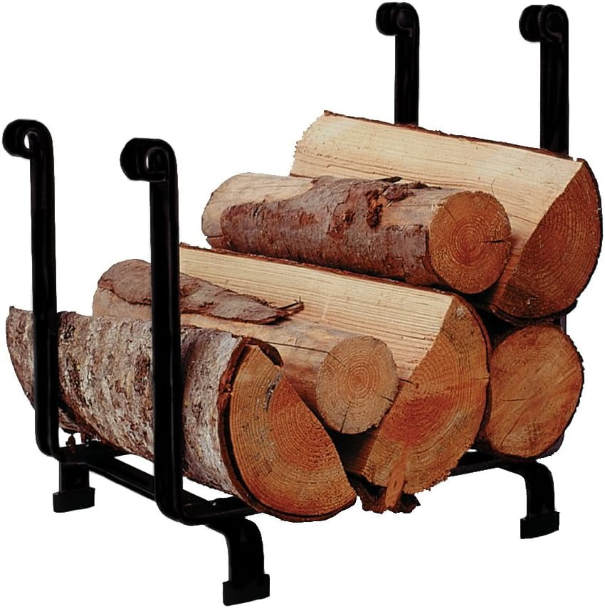 LR7 BKT Hearth Fireplace Log Rack, Black - Walmart.com