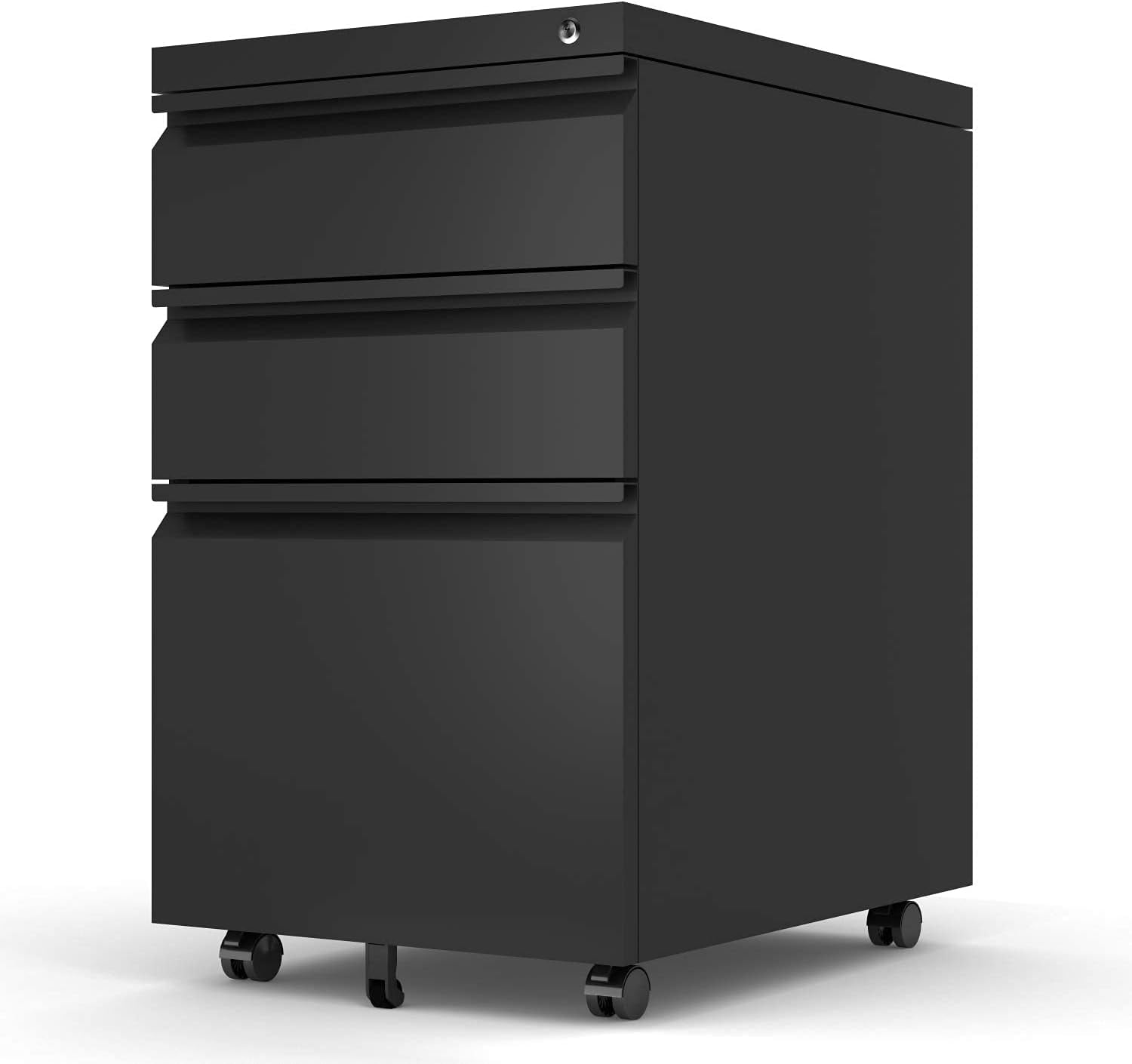 LR8 File Cabinet for Home Office, 3 Drawers File Cabinets with Lock ...