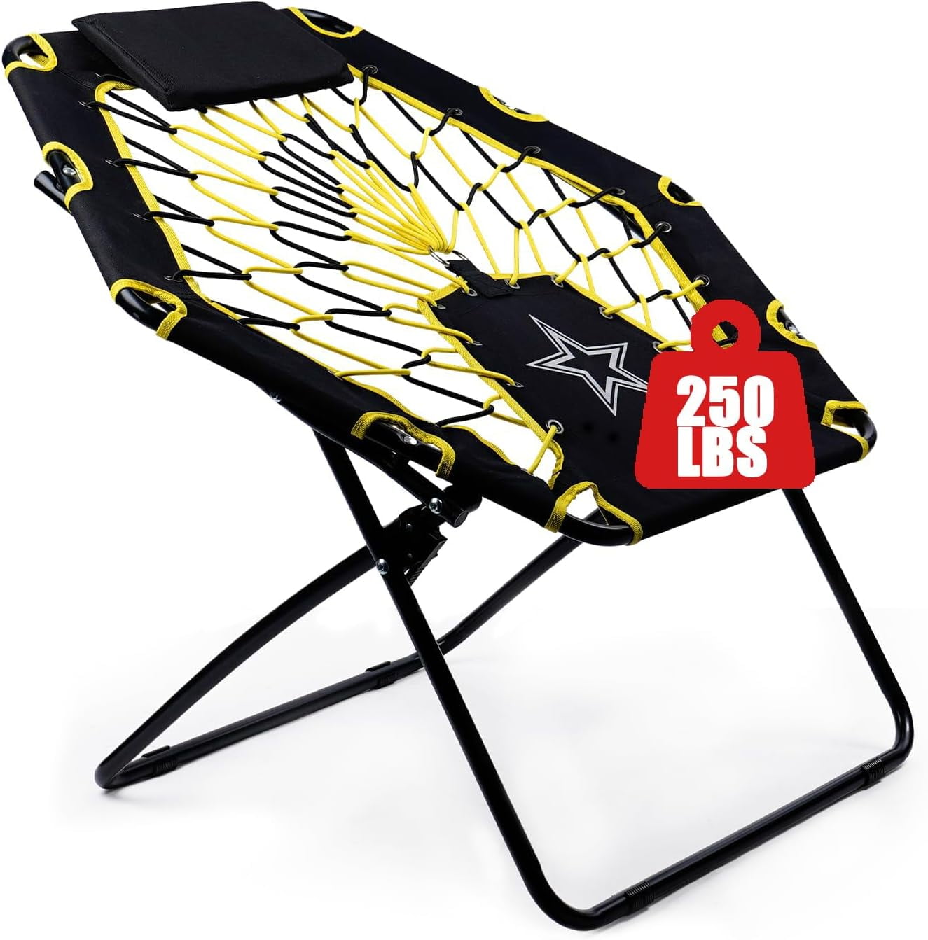LR8 Portable Elastic Bungee Chair Folding Dish Chairs, Foldable ...