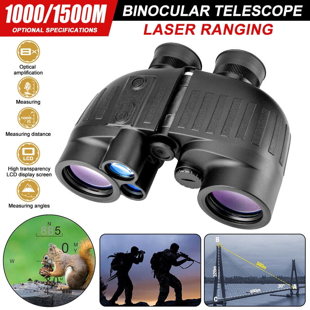 LRB20 Binoculars Laser Rangefinder 8x40 1500m Range Distance Telescopes ...