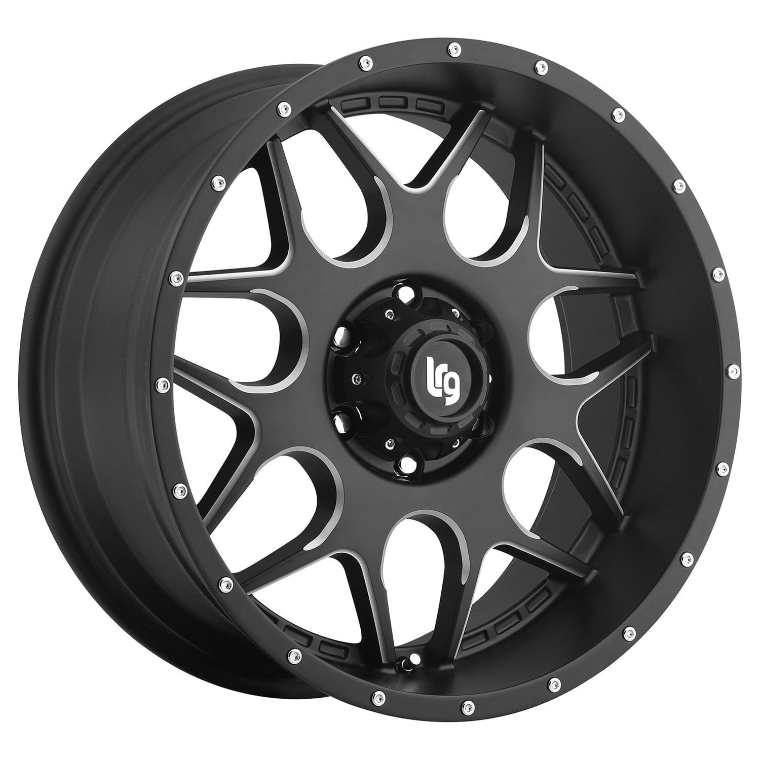 LRG Wheels 10489083900 LRG Rim Series 104; Size 18x9; Bolt Pattern 6x5 ...