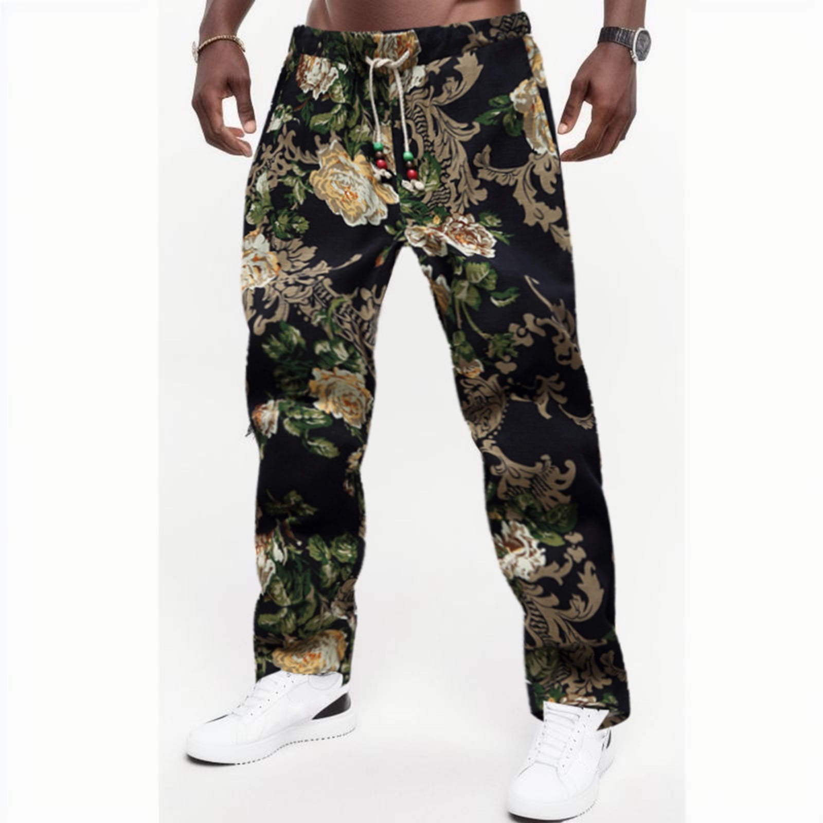 LRJTENG 2024 Summer New Loose Plus Casual Youth Fashion Trend Haren ...